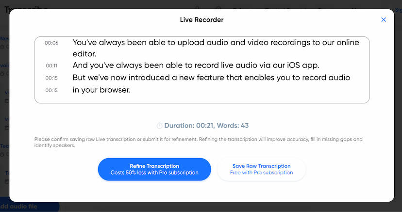 How to Get a Real-Time Transcription | Transcribe