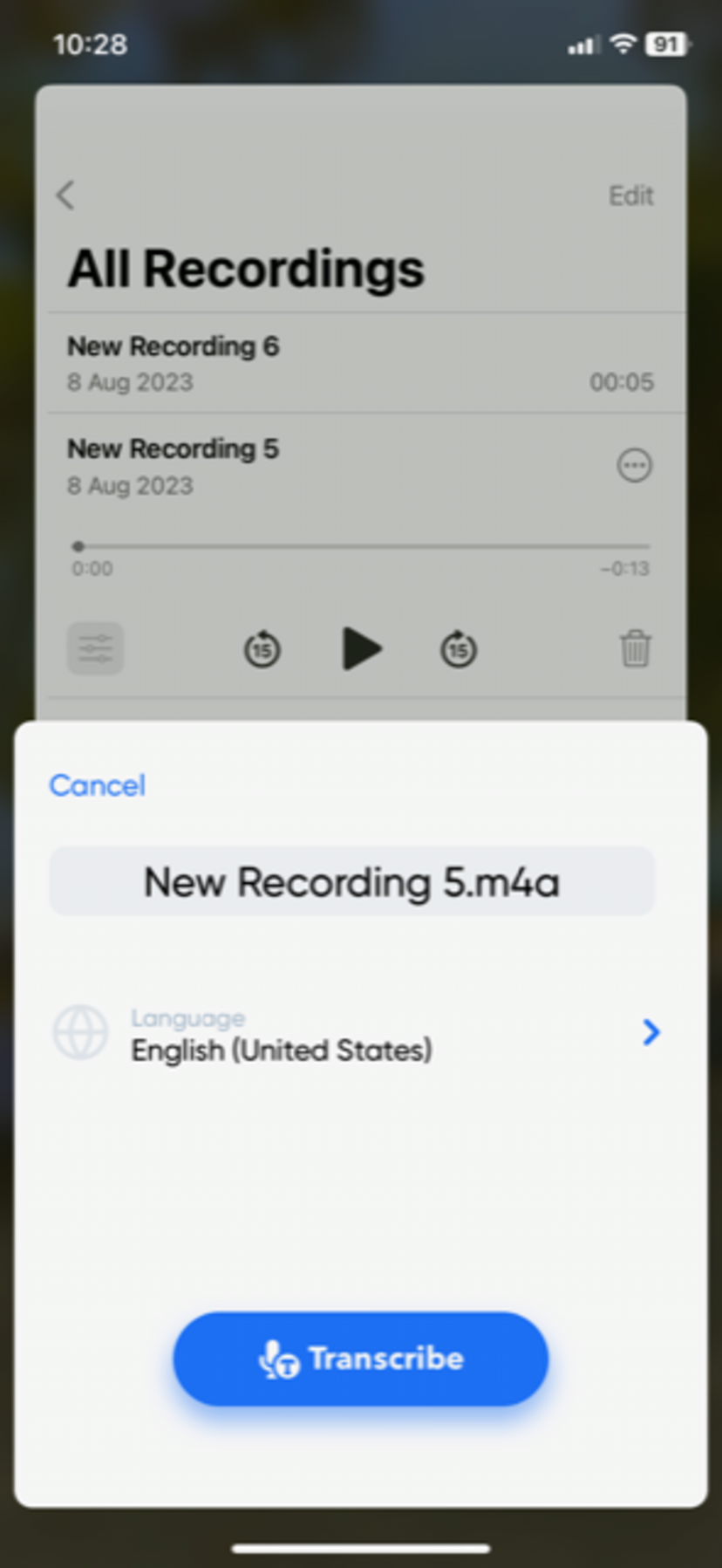 How to Transcribe a Voice Memo | Transcribe
