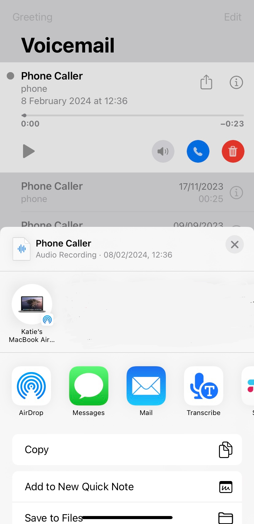 How to Transcribe Voicemail on iPhone | Transcribe