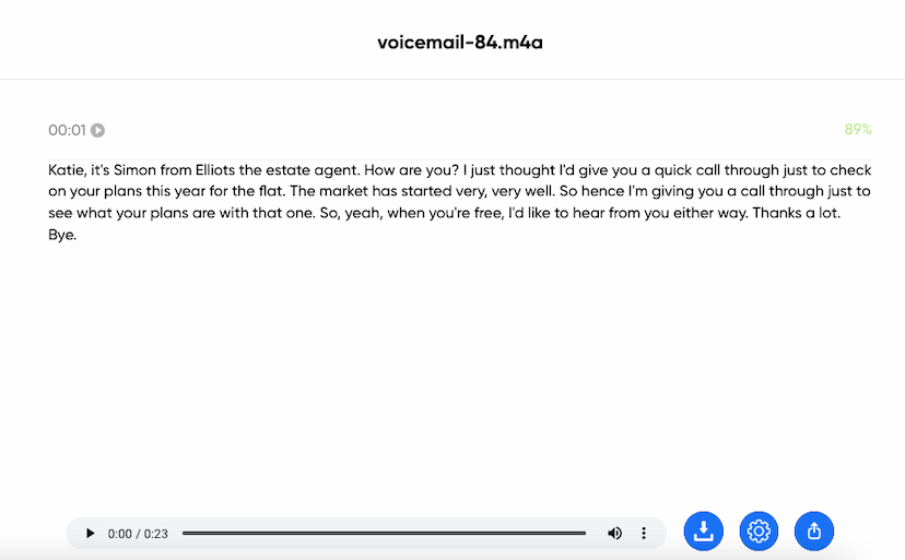 How to Transcribe Voicemail to Text on Android | Transcribe