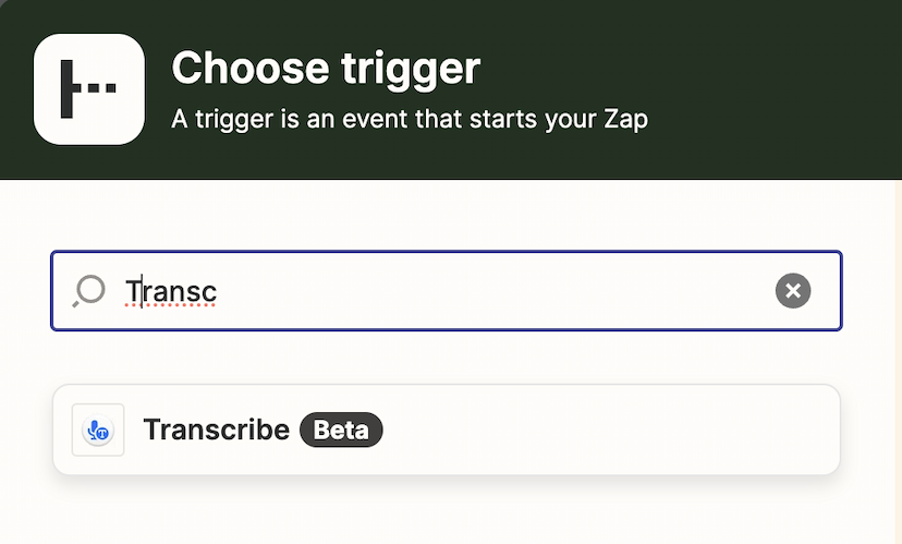 How to Integrate Zapier with Transcribe | Transcribe