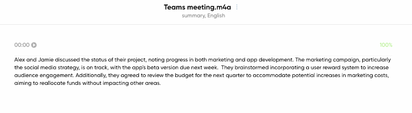 How to Summarize Transcripts Using Transcribe | Transcribe